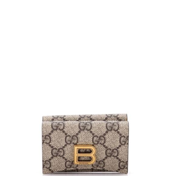 Gucci | Bags | Gucci X Balenciaga The Hacker Project Trifold Wallet Gg ...